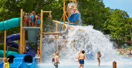Water Park Tiki Pool - Endless aquatic fun at Duinrell Holland