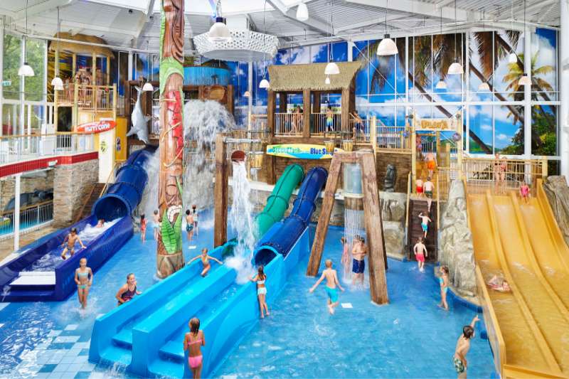 Water Park Tiki Pool - Endless aquatic fun at Duinrell in Holland