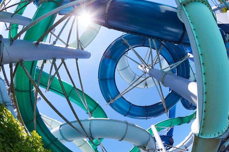 Water Park Tiki Pool - Endless aquatic fun at Duinrell in Holland