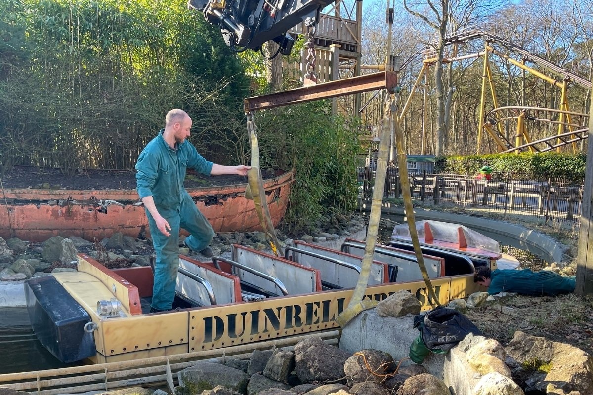 Backstage at the maintenance of the Splash - Blog - Duinrell.com