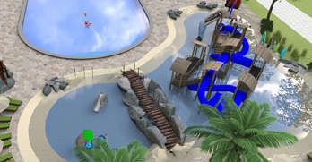 Water Park Tiki Pool - Endless aquatic fun! - Duinrell