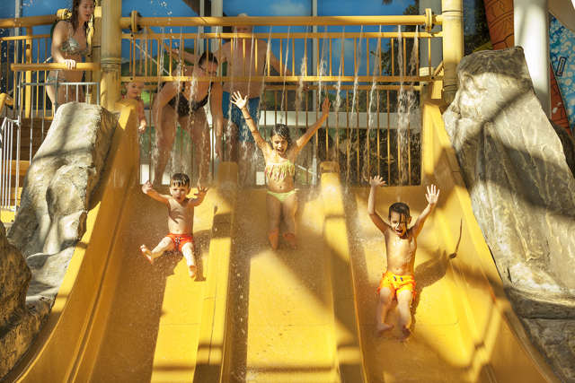 All slides - Water Park Tiki Pool - Duinrell
