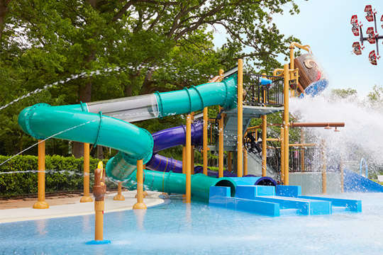 All slides - Water Park Tiki Pool - Duinrell