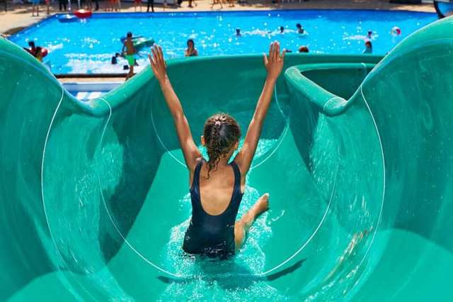 All slides - Water Park Tiki Pool - Duinrell