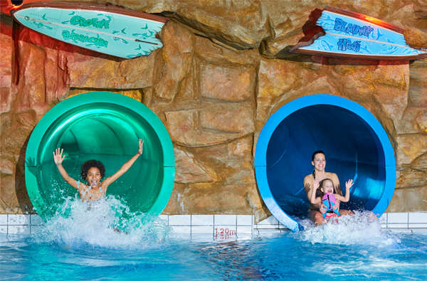 All slides - Water Park Tiki Pool - Duinrell